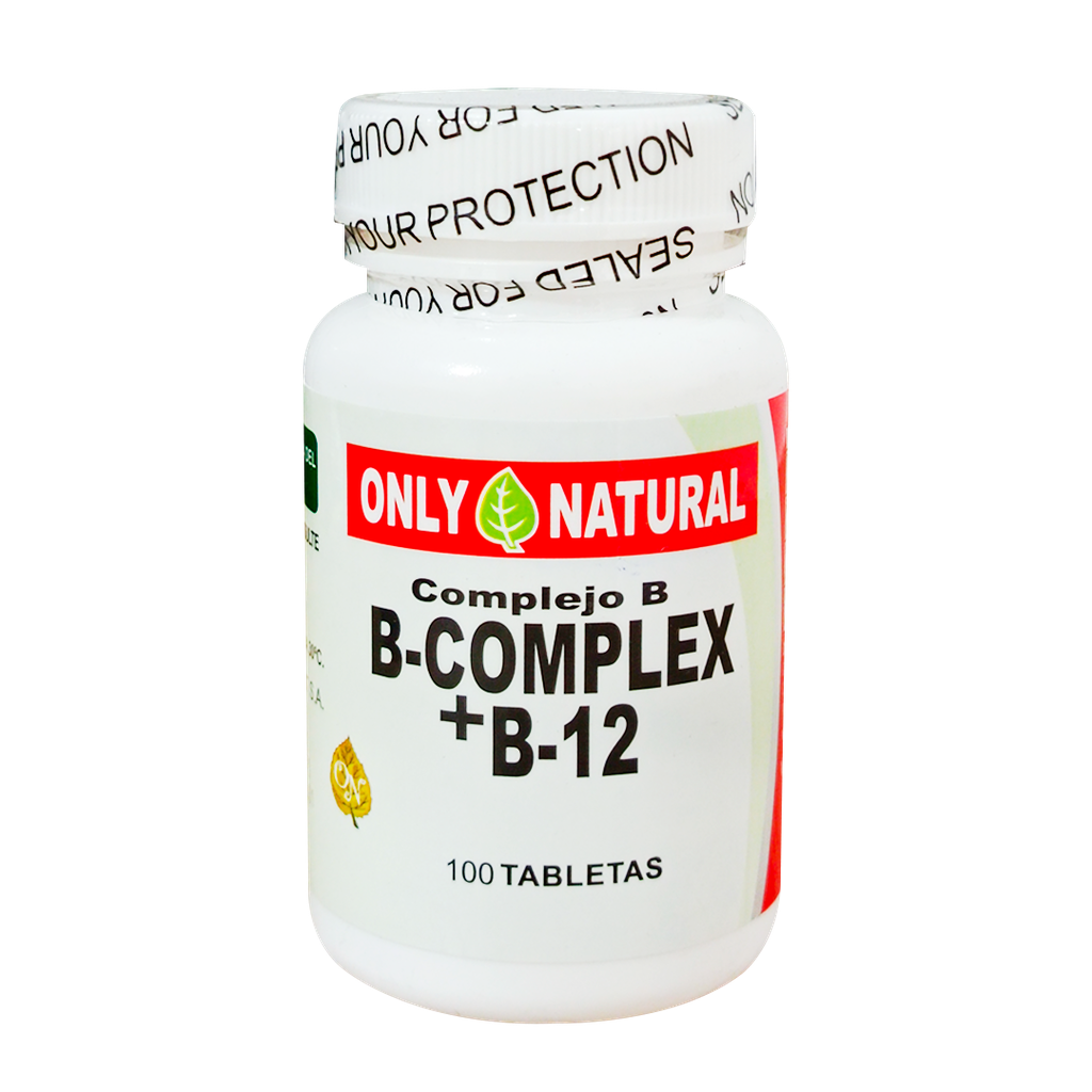COMPLEJO B (B-COMPLEX+B-12) *100 TABLETAS – El Paraíso Vegetal