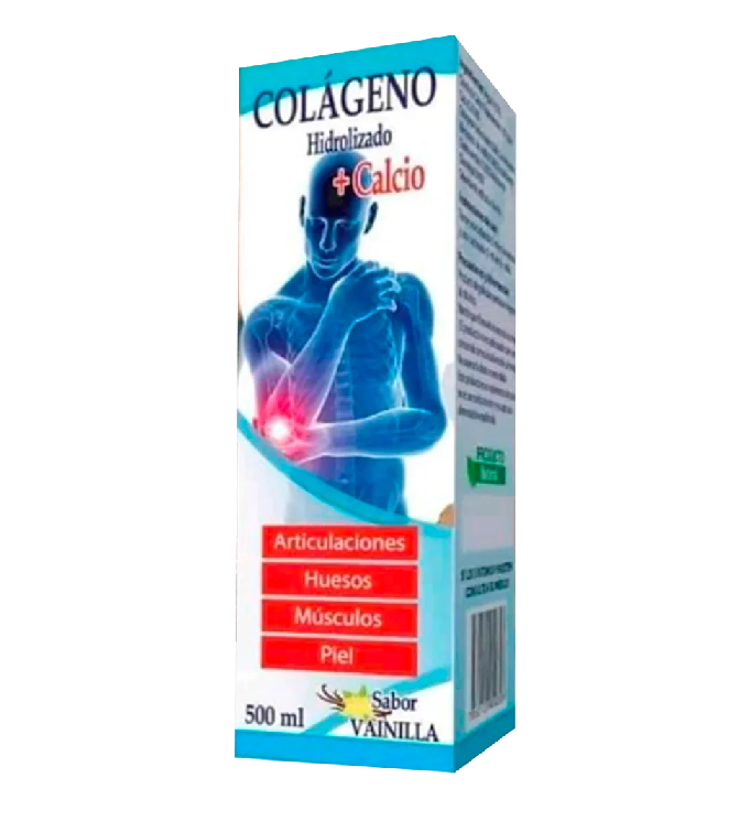 COLAGENO HIDROLIZADO + CALCIO JARABE 500ml – El Paraíso Vegetal