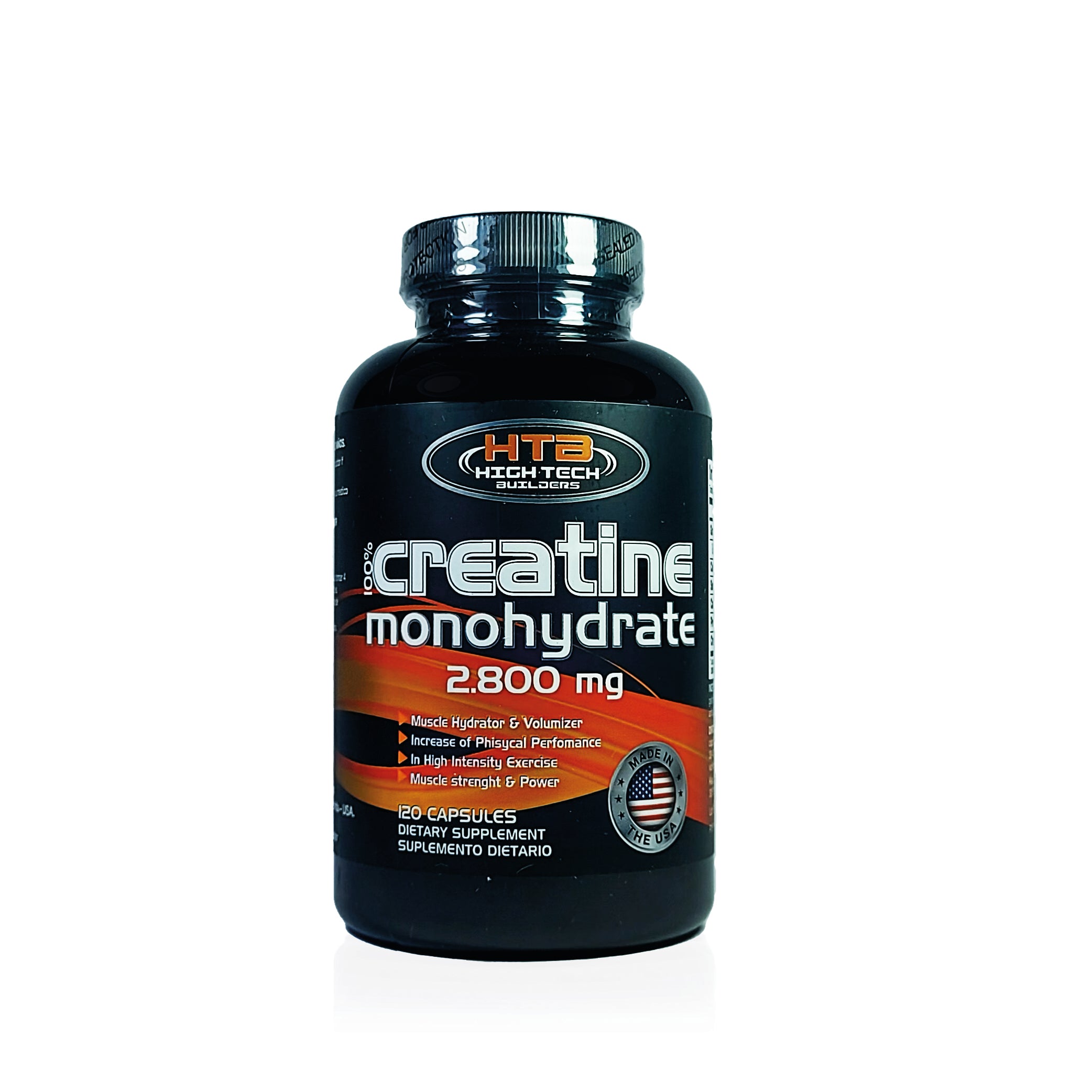 CREATINE MONOHYDRATE 2800 MG X120 (HTB) – El Paraíso Vegetal