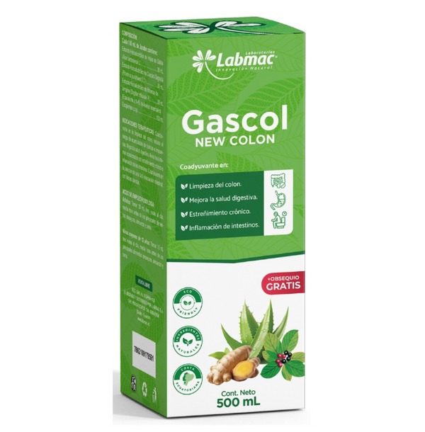 GASCOL (NEW COLON) JARABE 500ml – El Paraíso Vegetal