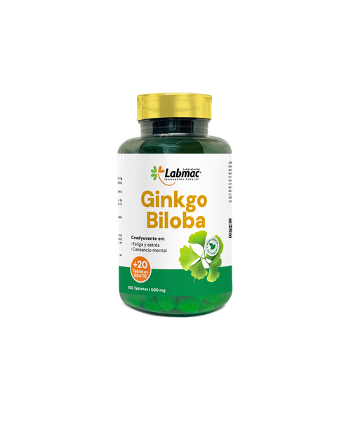 GINKGO BILOBA *120 TABLETAS – El Paraíso Vegetal