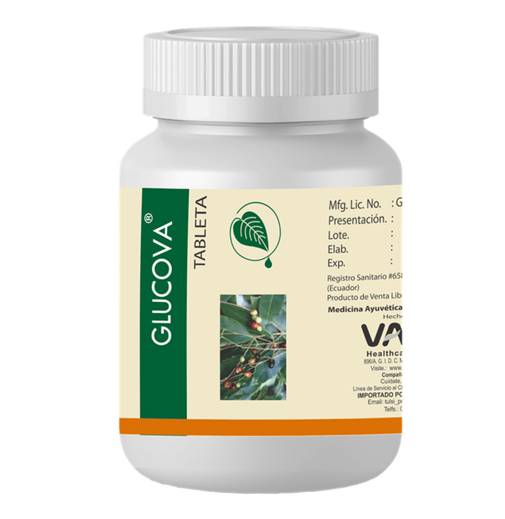 GLUCOVA *90 TABLETAS – El Paraíso Vegetal