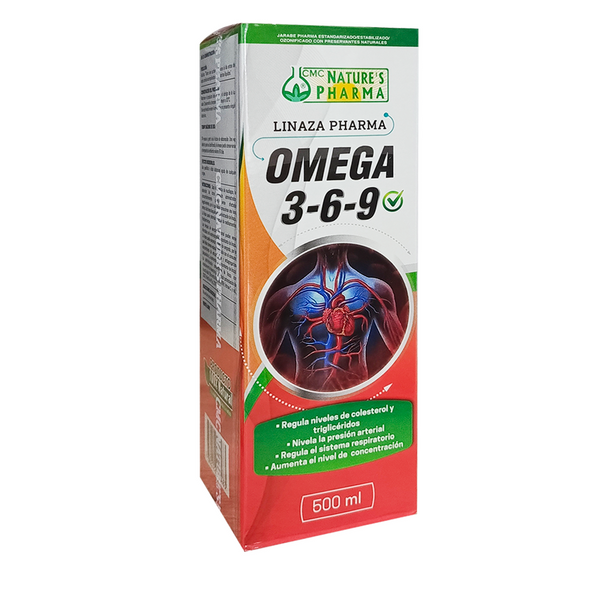 OMEGA 3-6-9 JARABE 500ml NATURES PHARMA – El Paraíso Vegetal