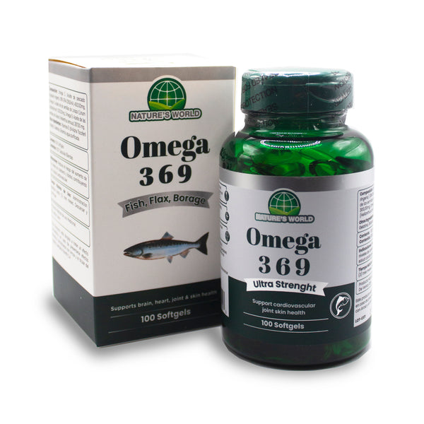 OMEGA 3-6-9 1000MG X100 – El Paraíso Vegetal