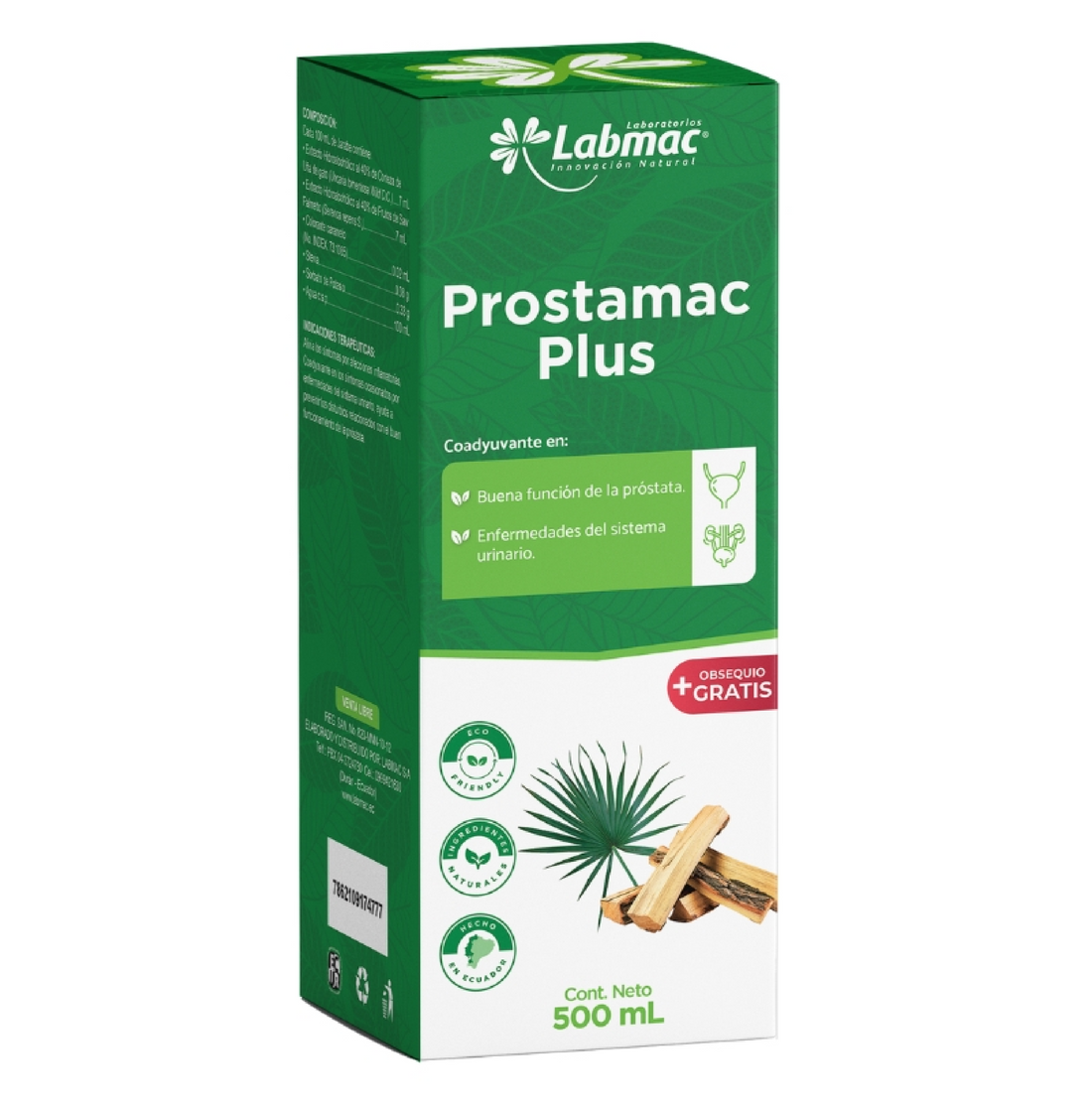 PROSTAMAC PLUS JARABE 500ml – El Paraíso Vegetal