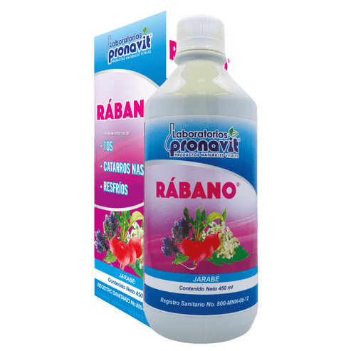 RABANO JARABE 450ml – El Paraíso Vegetal