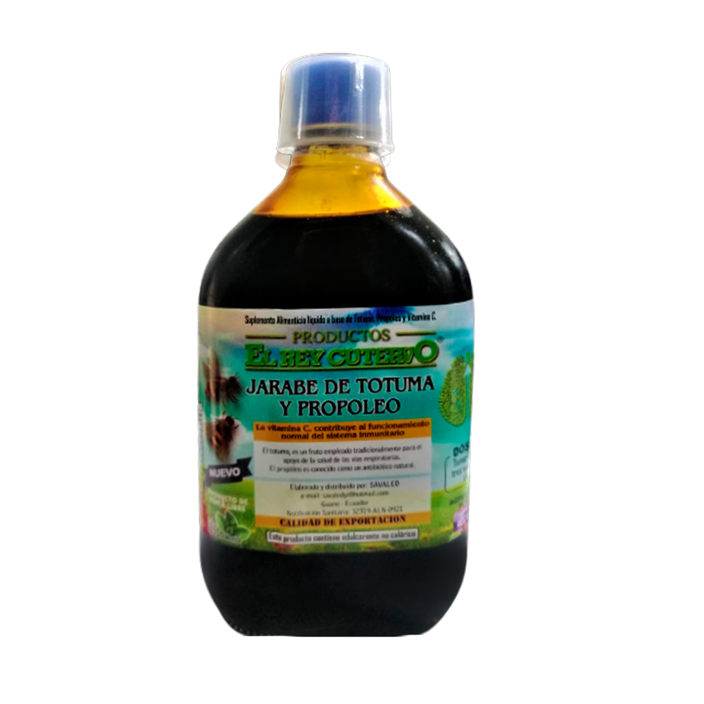 TOTUMA Y PROPÓLEO EL REY CUTERVO JARABE 300ml – El Paraíso Vegetal