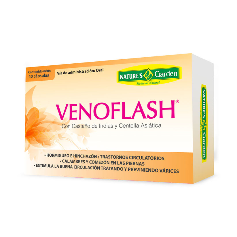VENOFLASH *40 CÁPSULAS – El Paraíso Vegetal