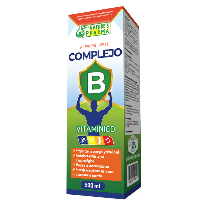 COMPLEJO B VITAMINICO JARABE 500ml – El Paraíso Vegetal