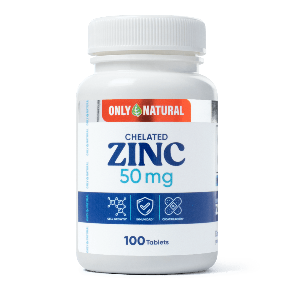 ZINC 50MG *100 TABLETAS – El Paraíso Vegetal