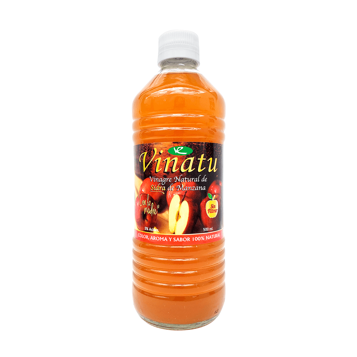 VINAGRE DE MANZANA CON LA MADRE (VINATU) 500 ML. – El Paraíso Vegetal